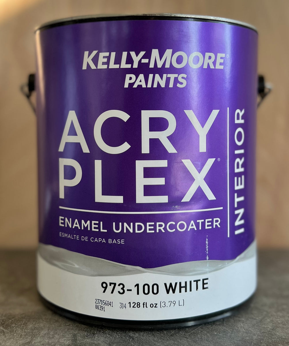 Kelly-Moore Acry Plex Enamel Undercoater/Primer White 1-gallon – Lucky ...