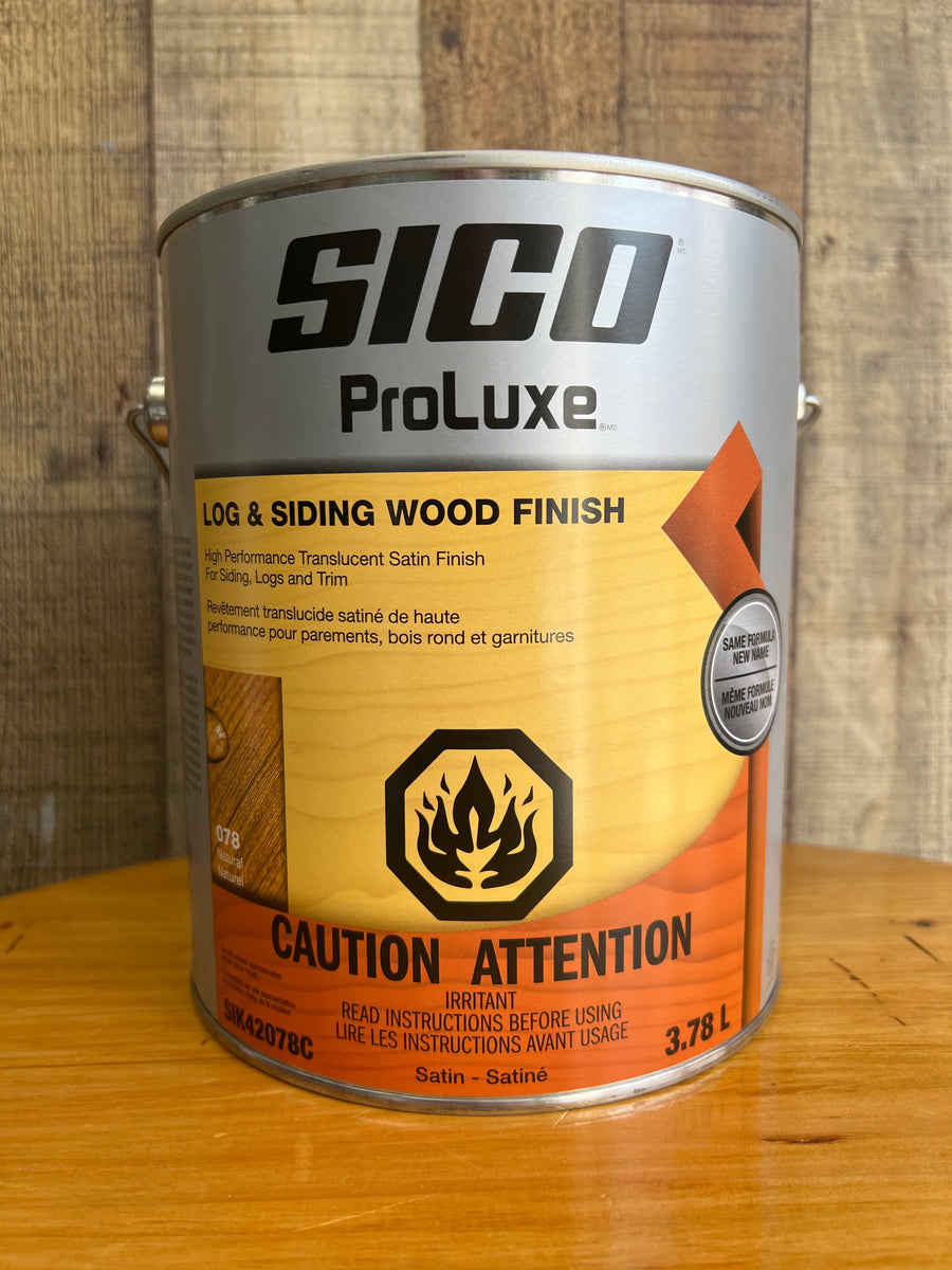PPG Proluxe Sico Log & Siding Wood Finish 078 Natural 1 Gallon – Lucky ...
